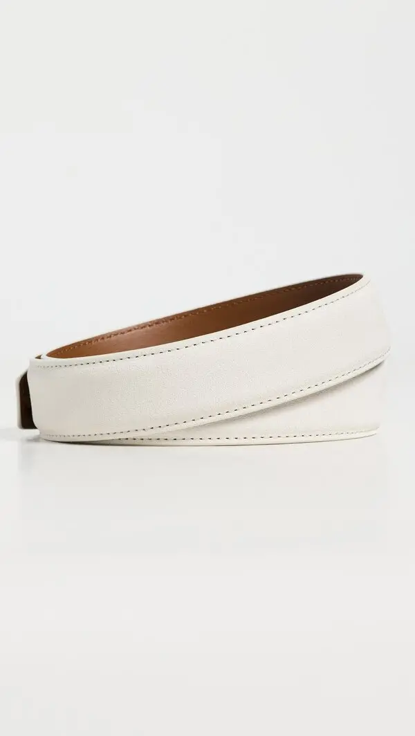 Anderson's Suede Belt With Silver-tone Buckle - Tan F4