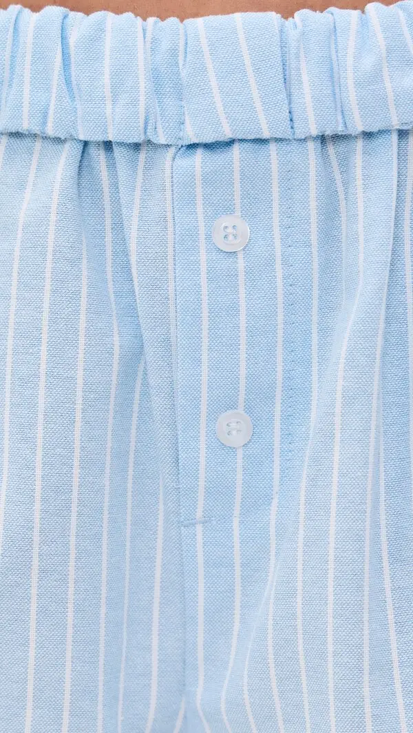 Blanknyc Sky Dive Striped Shorts - Sky Dive/blue