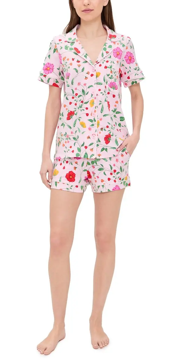 BEDHEAD PAJAMAS Floral Jersey Pj Set - Sunlit Flora