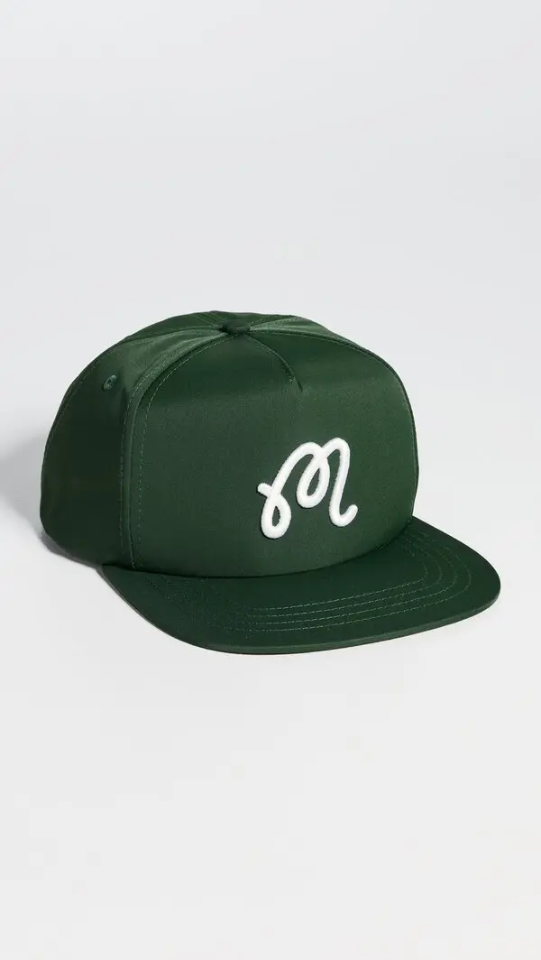 MALBON Embroidered Logo Snapback Cap