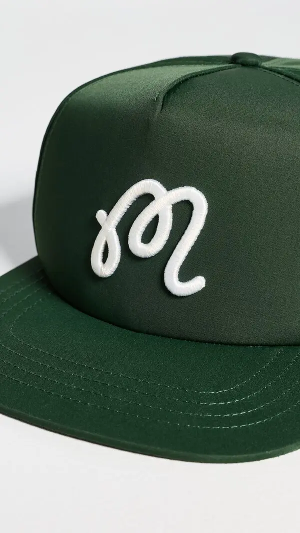 MALBON Embroidered Logo Snapback Cap
