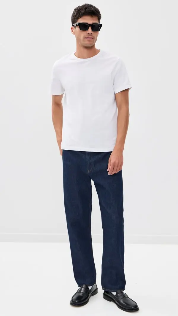 AGOLDE 90s Relaxed" Straight Leg Jeans - Rinse