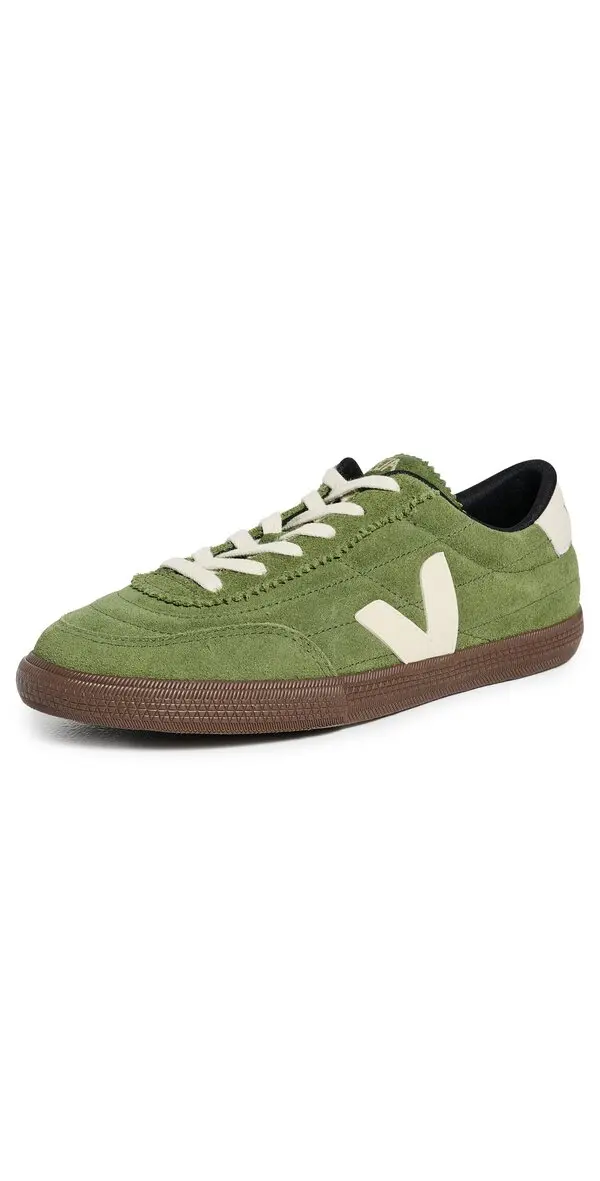 VEJA Panenka Suede Sneakers - Militar/pierre/bark