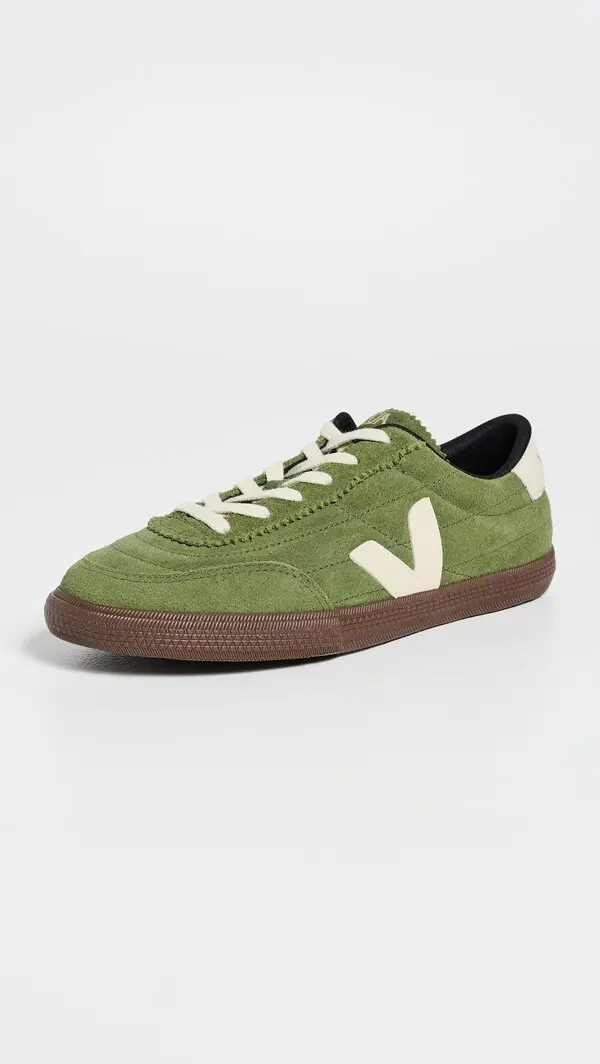 VEJA Panenka Suede Sneakers - Militar/pierre/bark