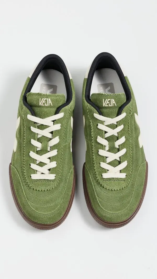 VEJA Panenka Suede Sneakers - Militar/pierre/bark