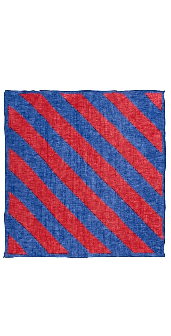 Polo Ralph Lauren Rugby Bandana Stripe Scarf - Red/blue