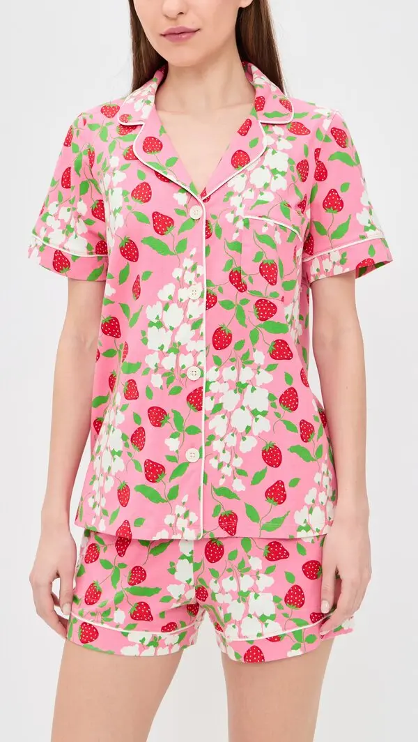 BEDHEAD PAJAMAS Short Sleeve Shorts Pj Set - Spring Berry