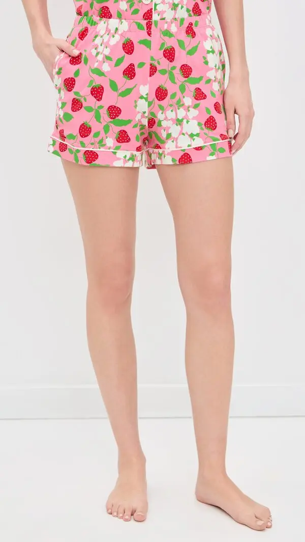 BEDHEAD PAJAMAS Short Sleeve Shorts Pj Set - Spring Berry