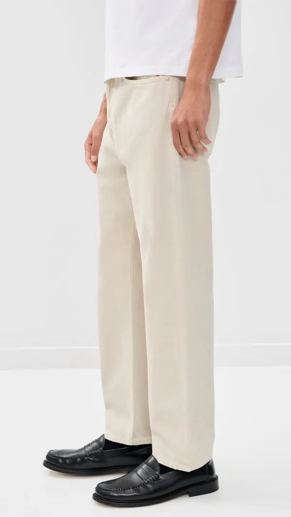 AGOLDE 90s Relaxed Straight Leg Jeans - Bone