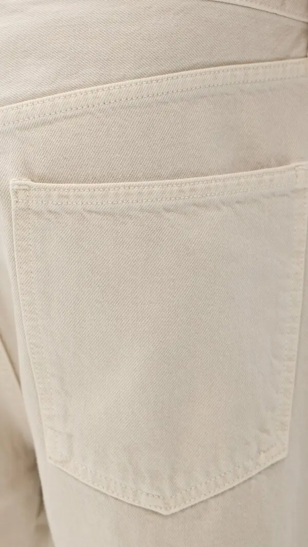 AGOLDE 90s Relaxed Straight Leg Jeans - Bone