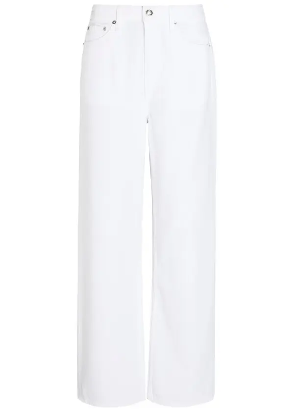 Rag & Bone Logan Wide-leg Denim Jeans - White