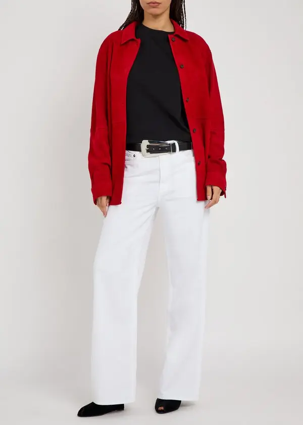 Rag & Bone Logan Wide-leg Denim Jeans - White