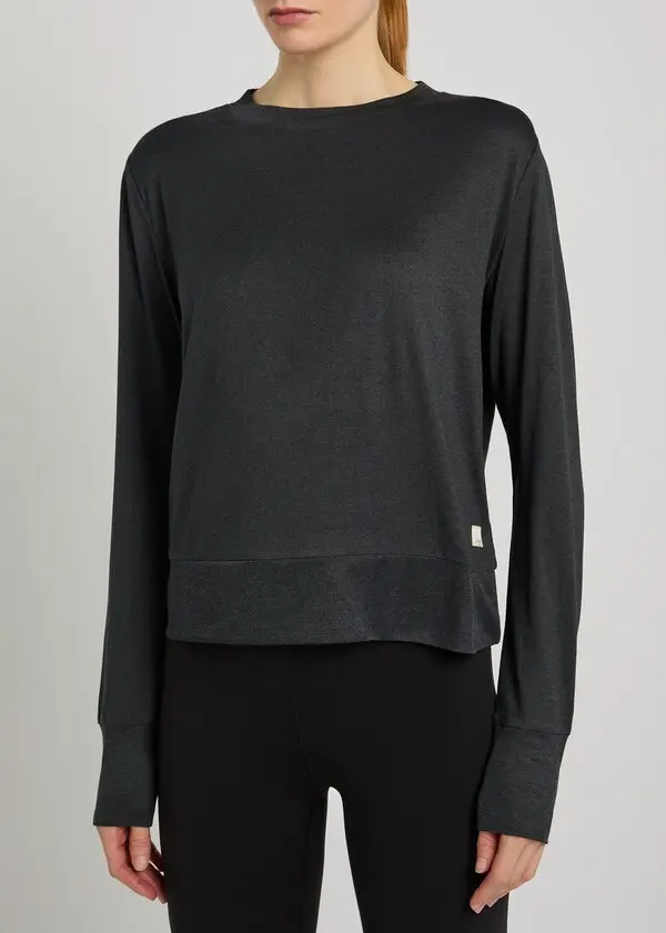 Vuori Stretch-jersey Top - Black