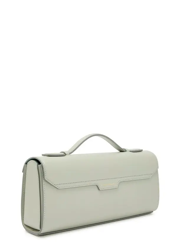 ANYA HINDMARCH Mortimer Leather Clutch - Light Blue