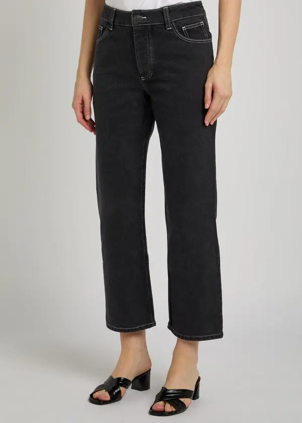 LIBEROWE Cropped Straight-leg Jeans