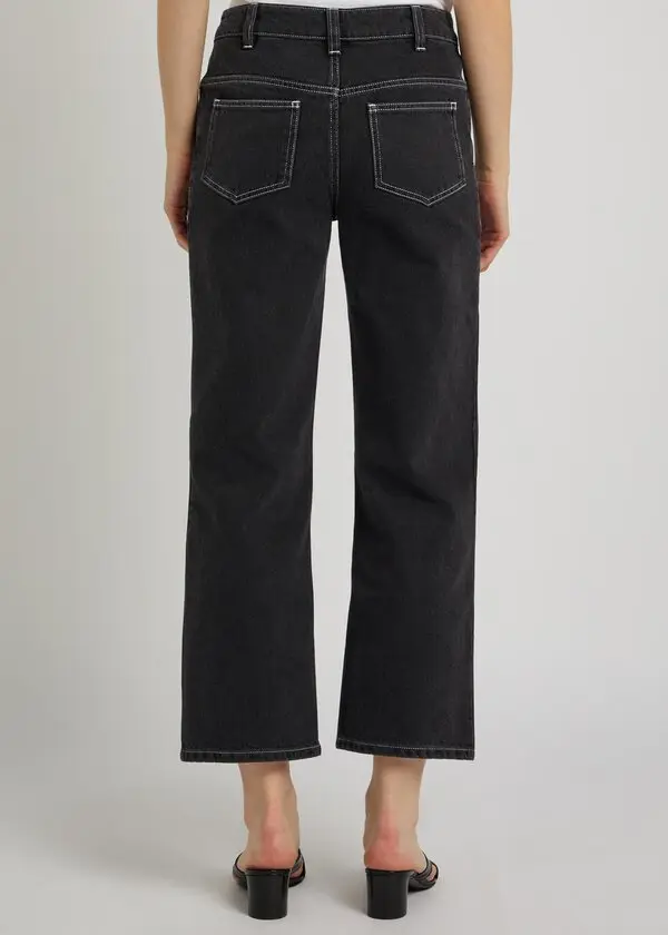 LIBEROWE Cropped Straight-leg Jeans