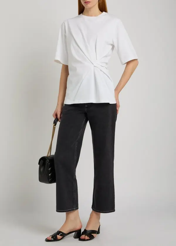 LIBEROWE Cropped Straight-leg Jeans
