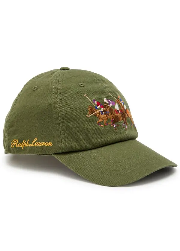 Polo Ralph Lauren Logo-embroidered Cotton Cap - Green