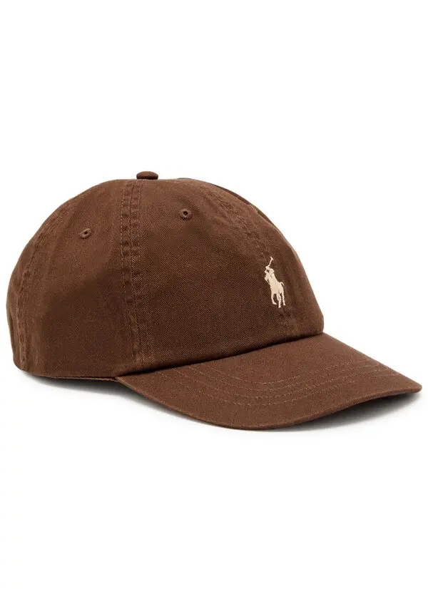 Polo Ralph Lauren Logo-embroidered Cotton Cap - Brown