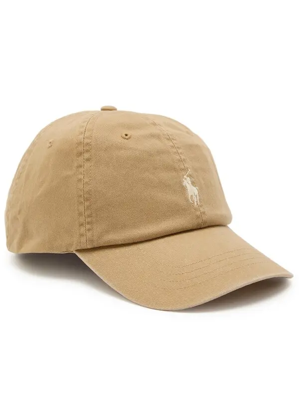 Polo Ralph Lauren Logo-embroidered Cotton Cap - Tan