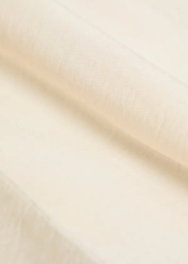 Emporio Armani Pleated Wide-leg Trousers - Cream