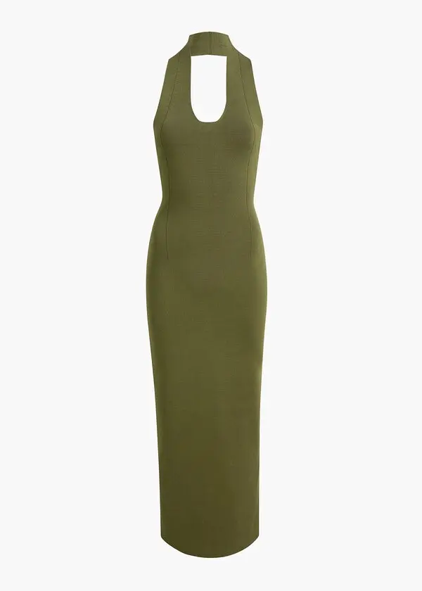 Khaite Mahi Dress - Olive