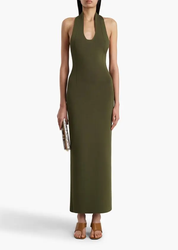 Khaite Mahi Dress - Olive