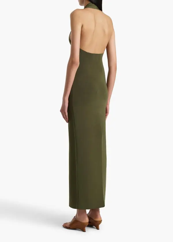 Khaite Mahi Dress - Olive