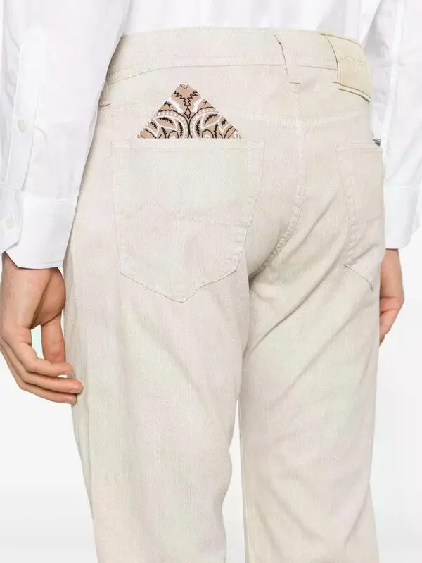 Jacob Cohen Bard Slim-cut Trousers - Neutrals