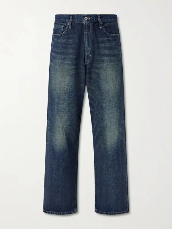 NEIGHBORHOOD Washed Wide-leg Jeans