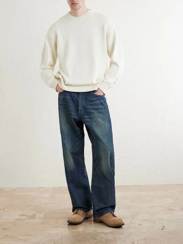 NEIGHBORHOOD Washed Wide-leg Jeans