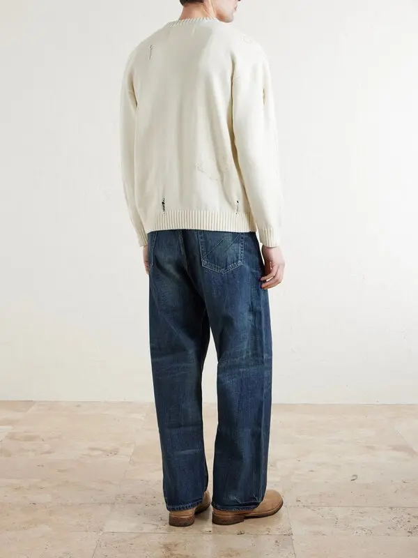 NEIGHBORHOOD Washed Wide-leg Jeans