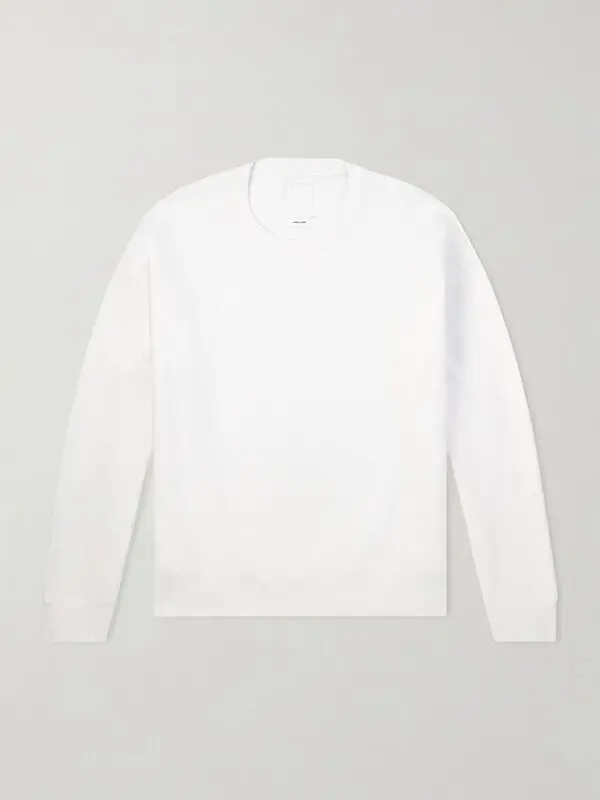 Visvim Jumbo Sb Cotton-jersey Sweatshirt - White