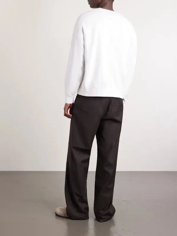 Visvim Jumbo Sb Cotton-jersey Sweatshirt - White