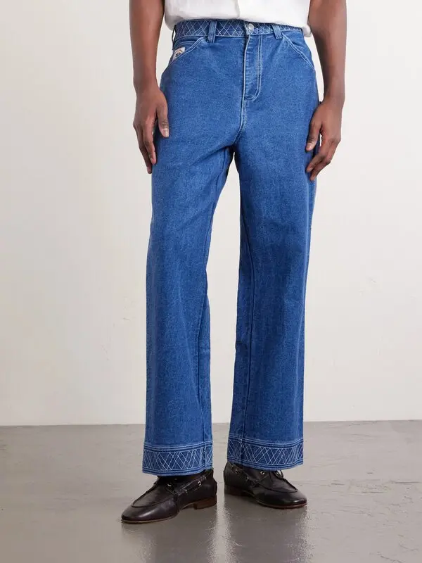 BODE Knolly Brook Straight-leg Jeans
