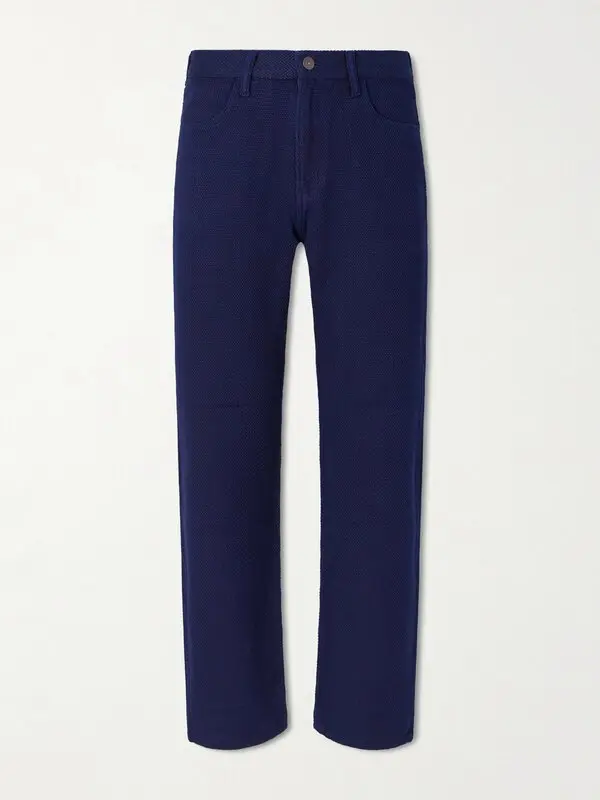 Blue Blue Japan Sashiko Straight-leg Jeans