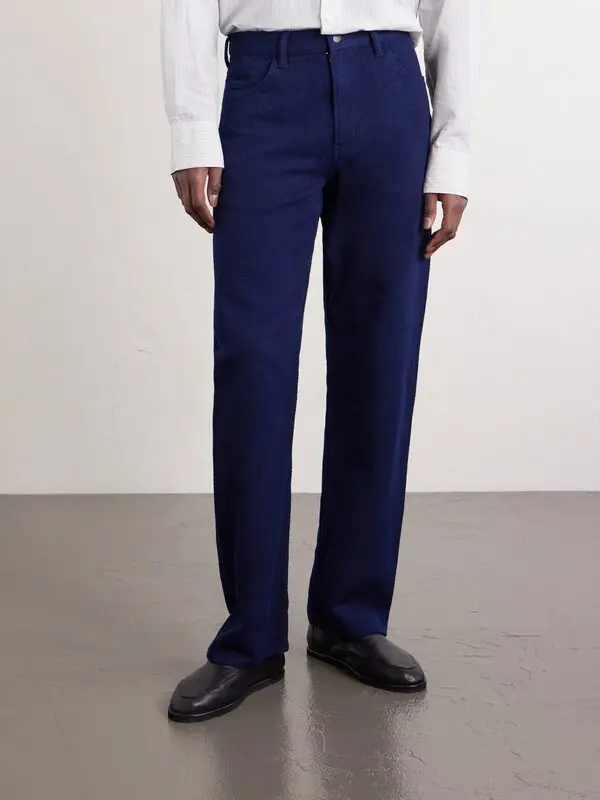 Blue Blue Japan Sashiko Straight-leg Jeans