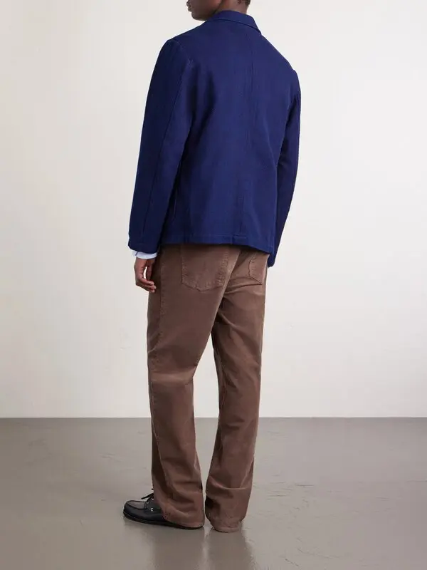 Blue Blue Japan Sashiko Cotton-piqué Blazer