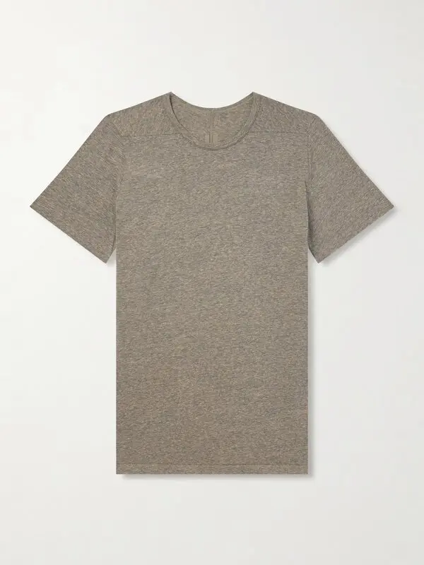 Rick Owens Level Slim-fit Cotton-jersey T-shirt - Gray