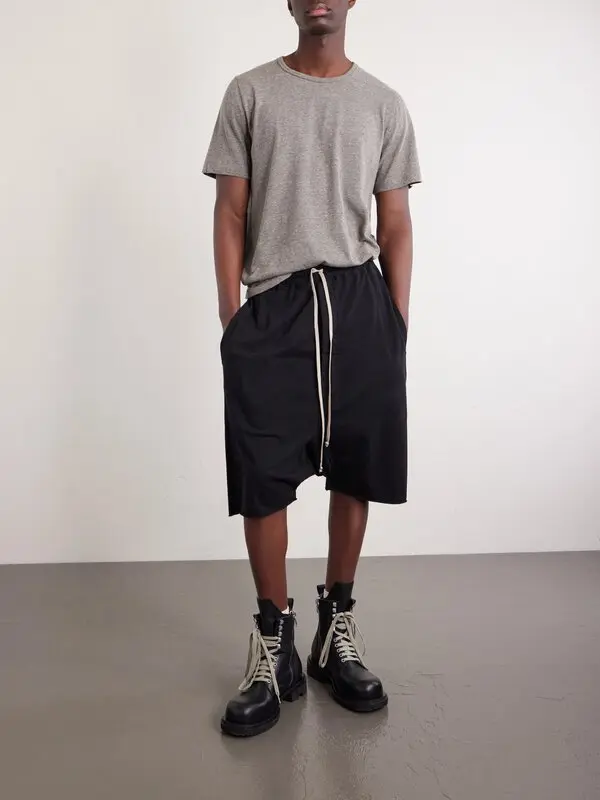 Rick Owens Level Slim-fit Cotton-jersey T-shirt - Gray