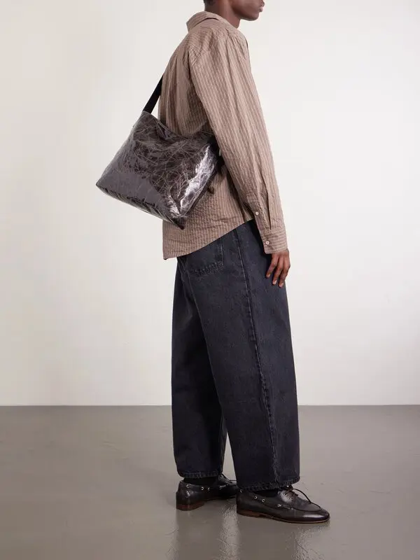 A KIND OF GUISE Crinkled Leather Tote