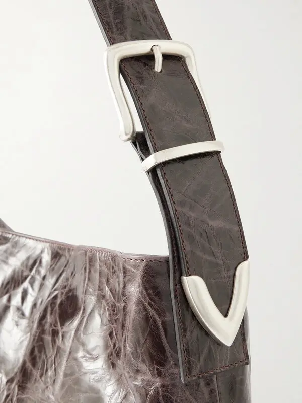 A KIND OF GUISE Crinkled Leather Tote