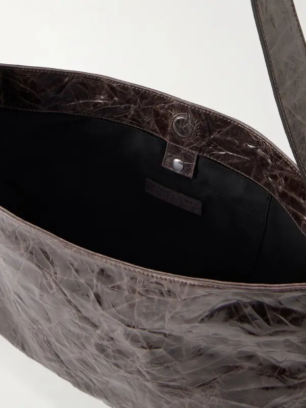 A KIND OF GUISE Crinkled Leather Tote