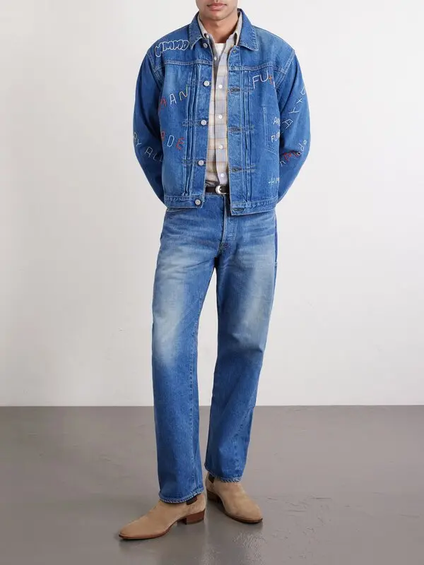 HUMAN MADE Future Straight-leg Jeans - Blue