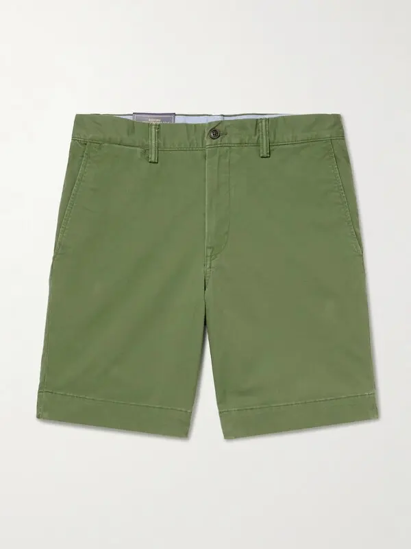 Polo Ralph Lauren Bedford Straight-leg Cotton Oxford Shorts - Green