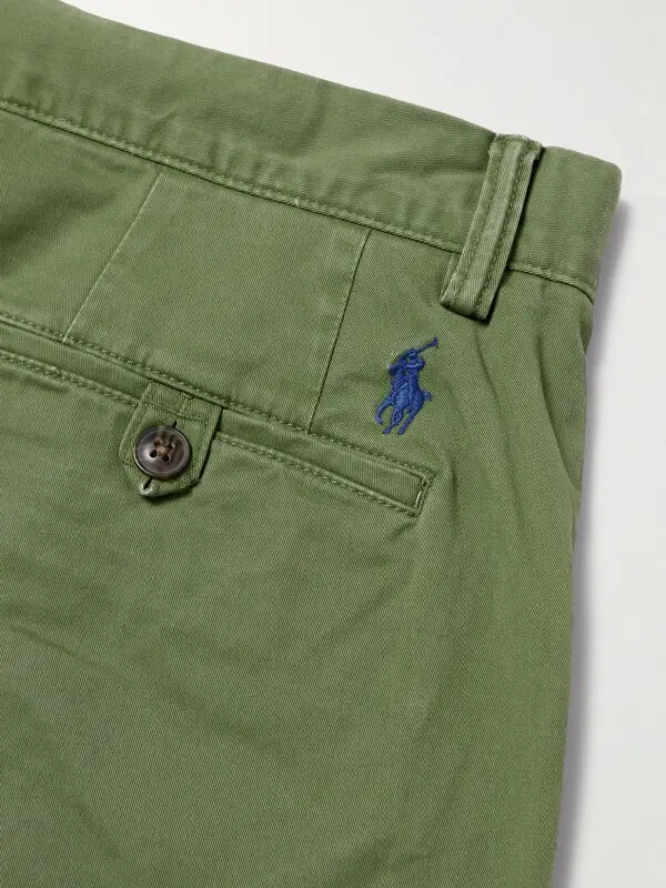 Polo Ralph Lauren Bedford Straight-leg Cotton Oxford Shorts - Green