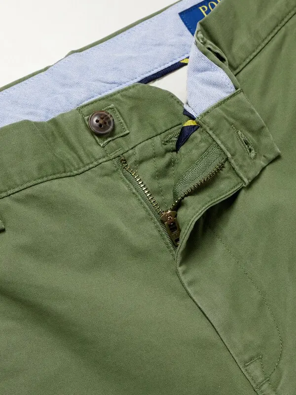 Polo Ralph Lauren Bedford Straight-leg Cotton Oxford Shorts - Green