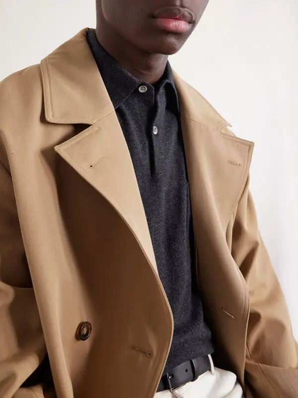 Hartford Cotton And Cashmere-blend Polo Shirt