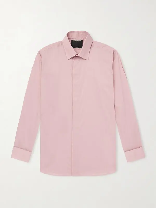 FAVOURBROOK Gatsby Cotton-poplin Shirt - Pink