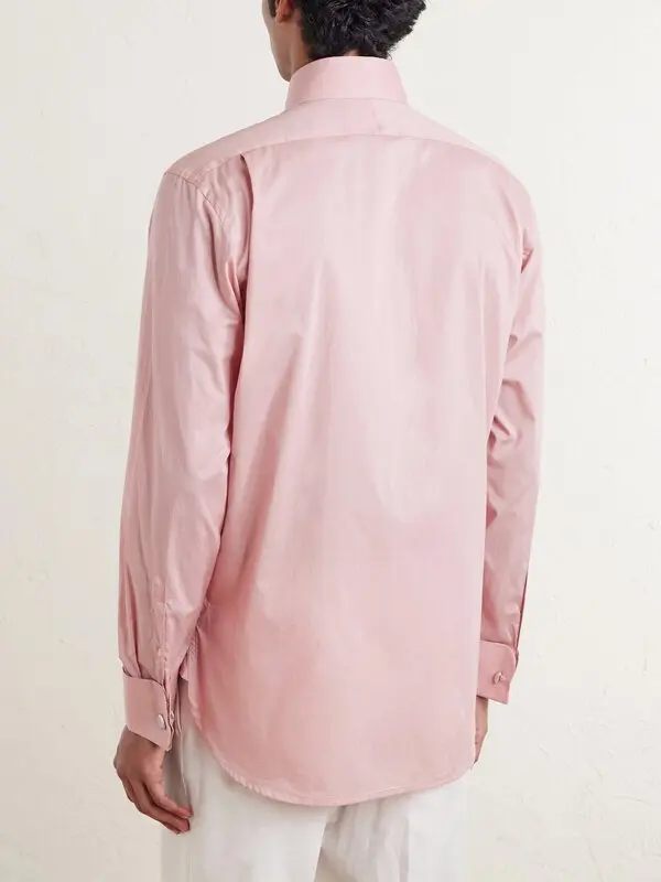 FAVOURBROOK Gatsby Cotton-poplin Shirt - Pink